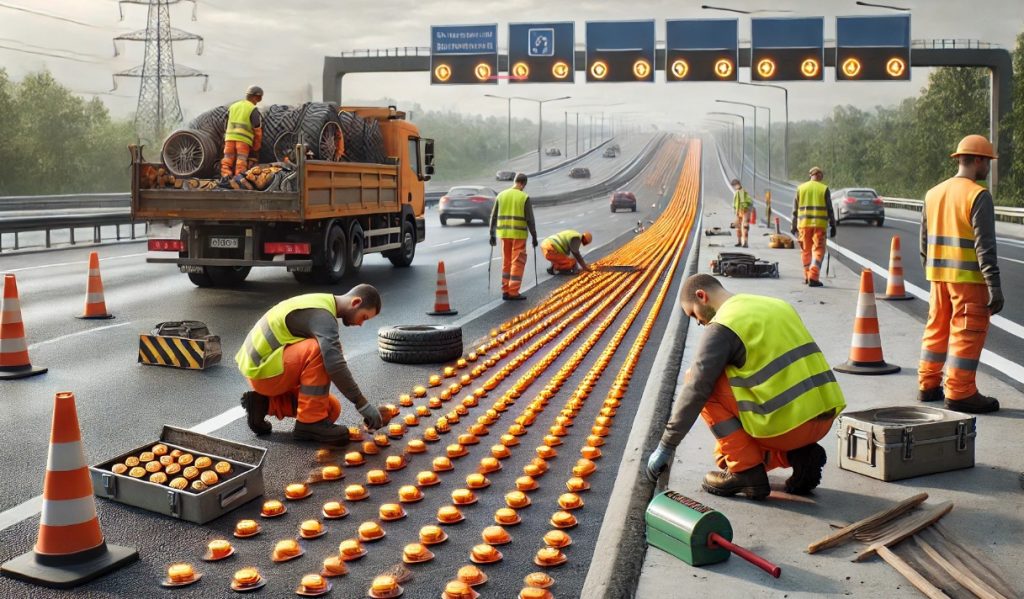 Where Are Amber Reflective Studs Found on a Motorway in the UK? - The ...