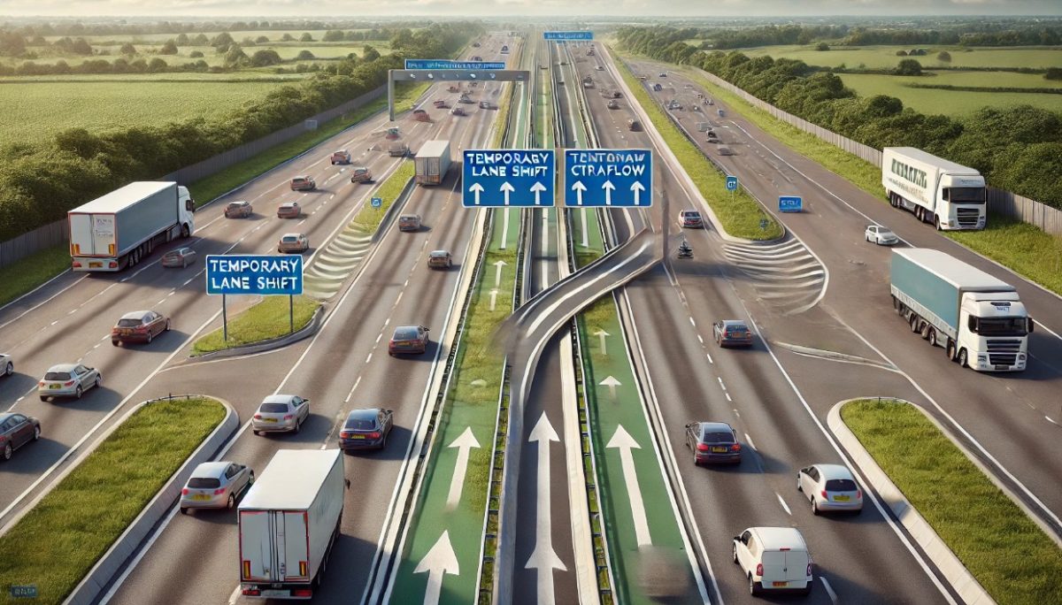 What Would You Expect to Find at a Contraflow System on a Motorway ...