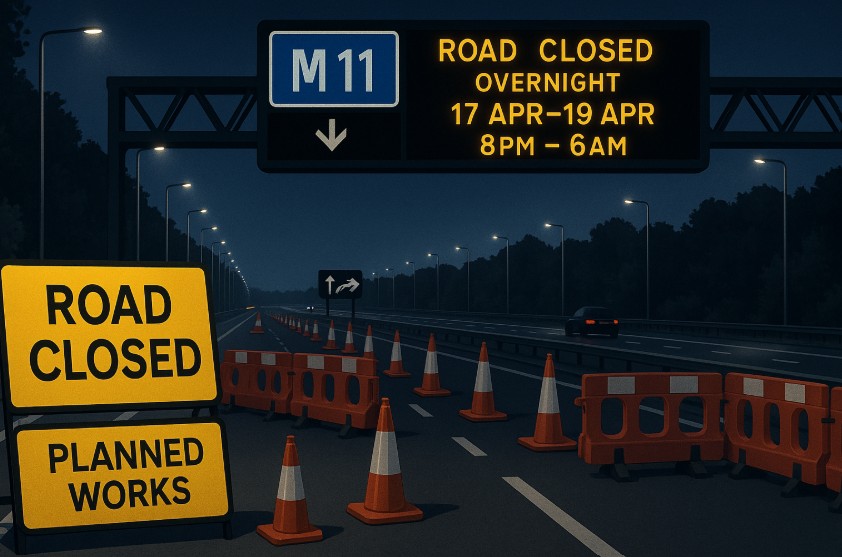 Motorway M11 Closures UK | Latest Updates and Diversions