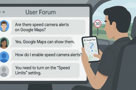 Does Google Maps Show Speed Cameras in the UK?